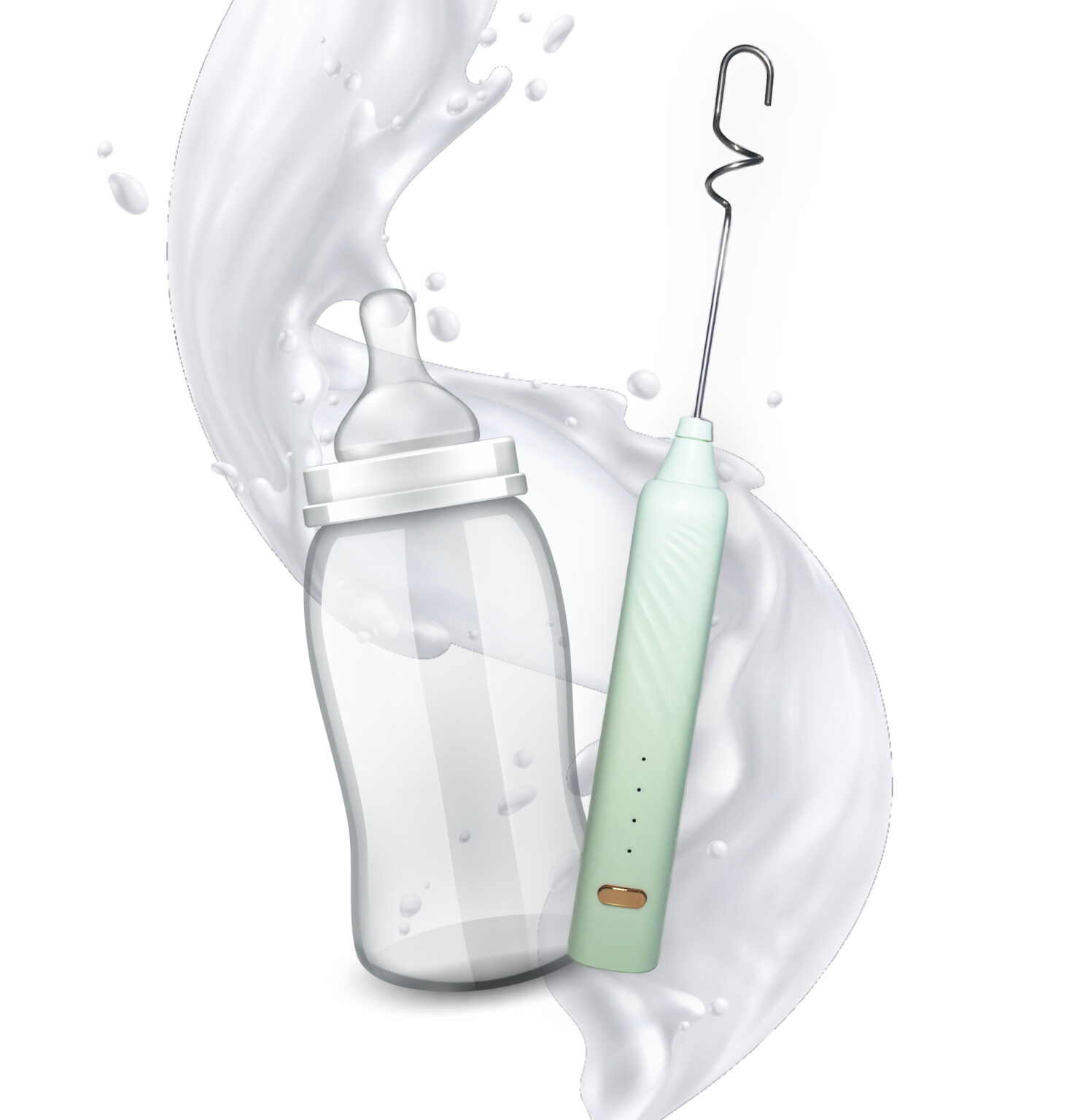 Thickened milk: how to avoid lumps in the bottle?